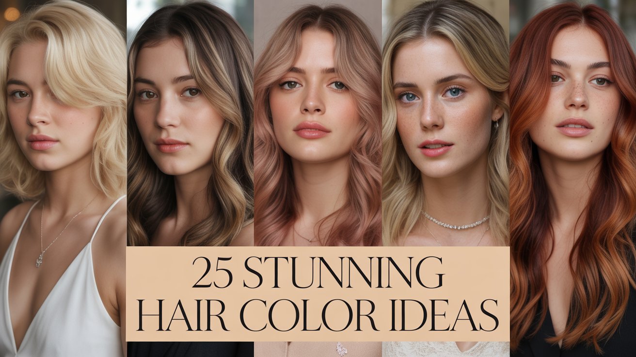 25 Stunning Hair Color Ideas - The Fashion Fam