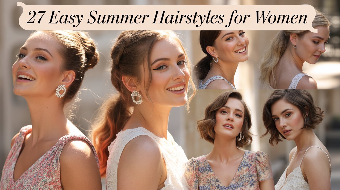 27 Easy Summer Hairstyles For Women - The Fashion Fam