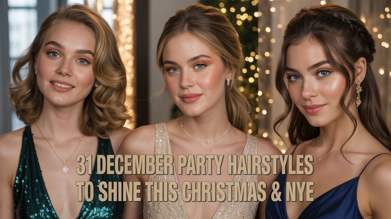 31 December Party Hairstyles to Shine This Christmas & NYE - The ...