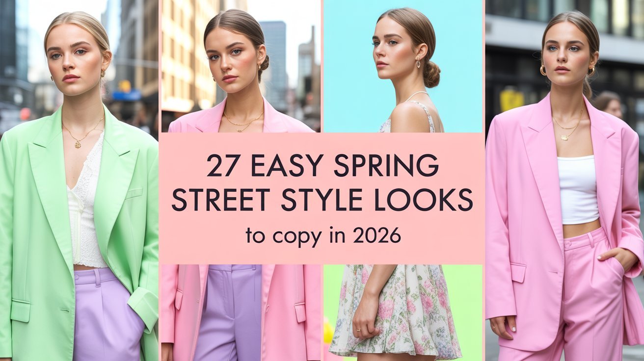 27 Easy Spring Street Style Looks to Copy in 2026 - The Fashion Fam